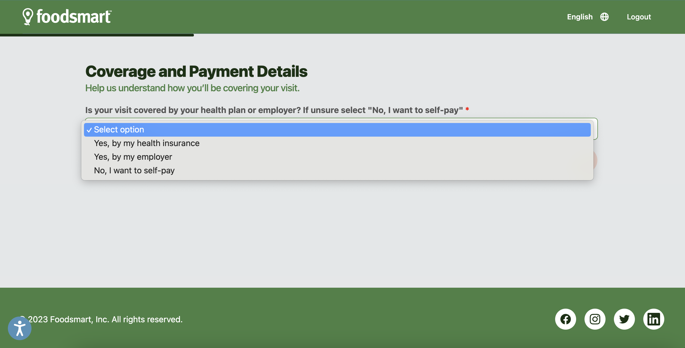 County Care Health | Website Registration – Zipongo