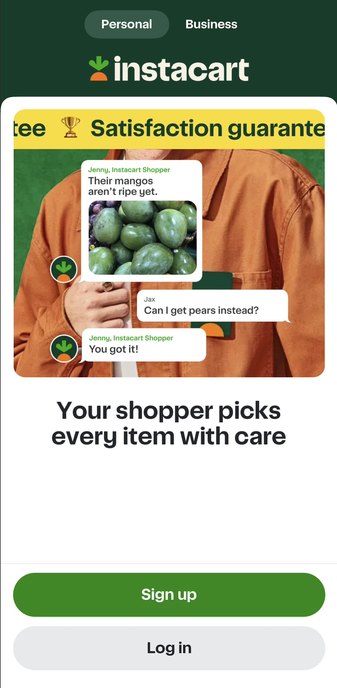 How to Sign Up For Instacart (iOS & Android) – Foodsmart